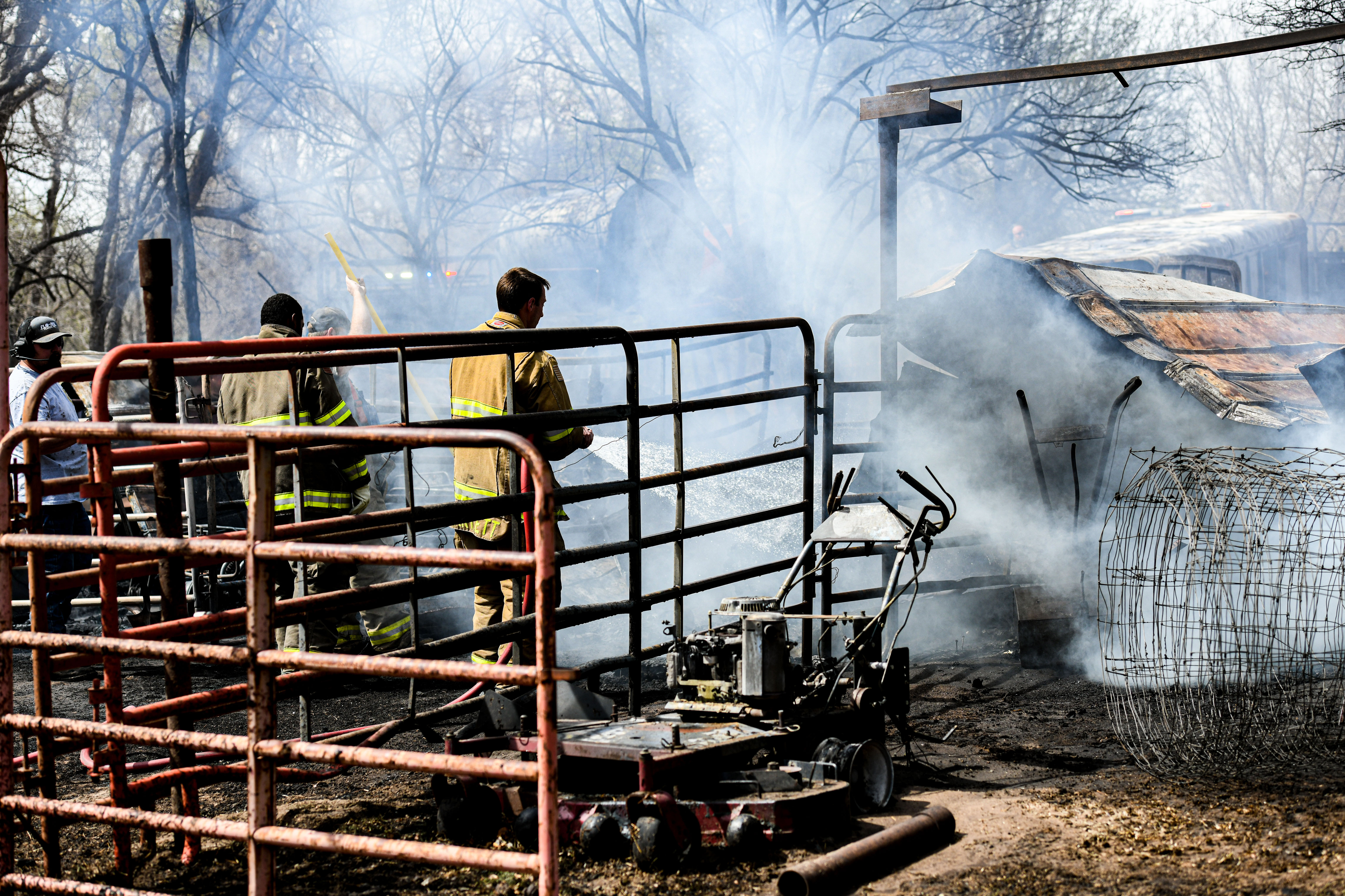 Five area fire departments respond to structure fire southeast of ...
