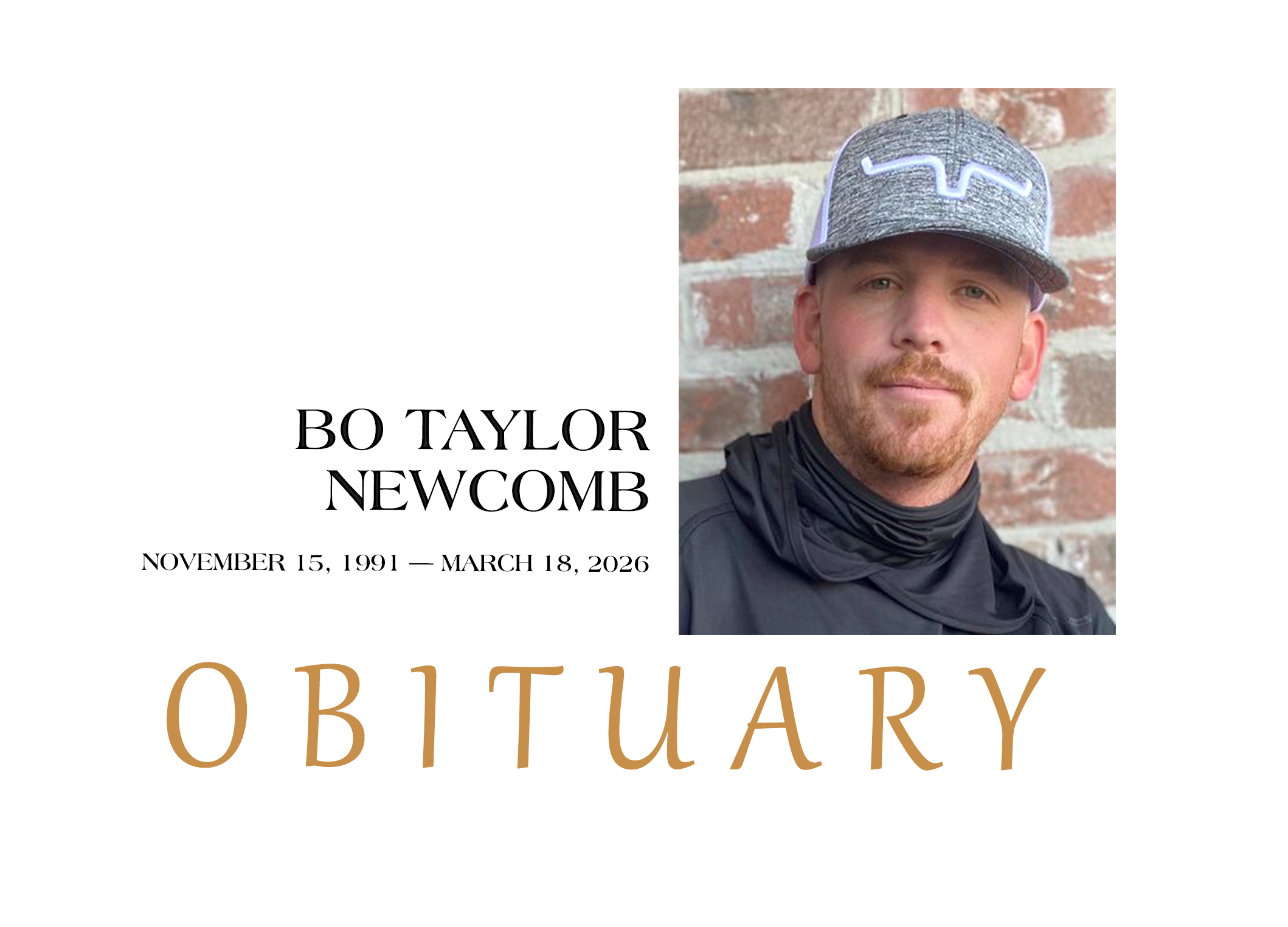 OBITUARY BO TAYLOR NEWCOMB | The Canadian Record