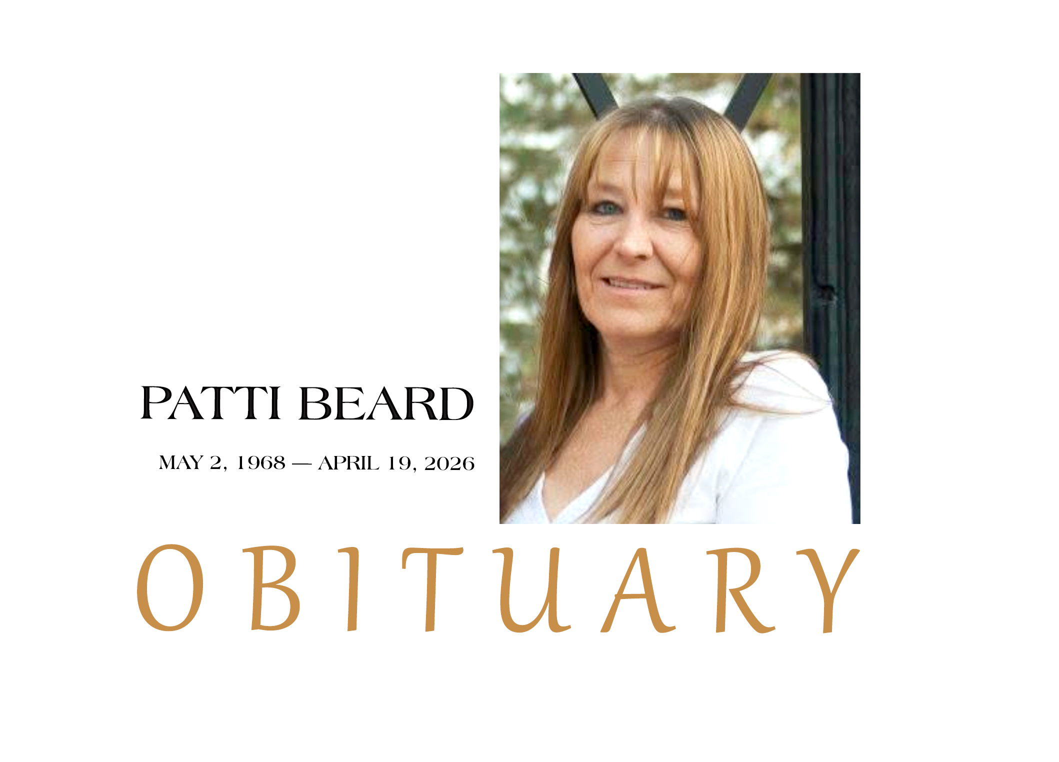OBITUARY: Patti Beard | The Canadian Record