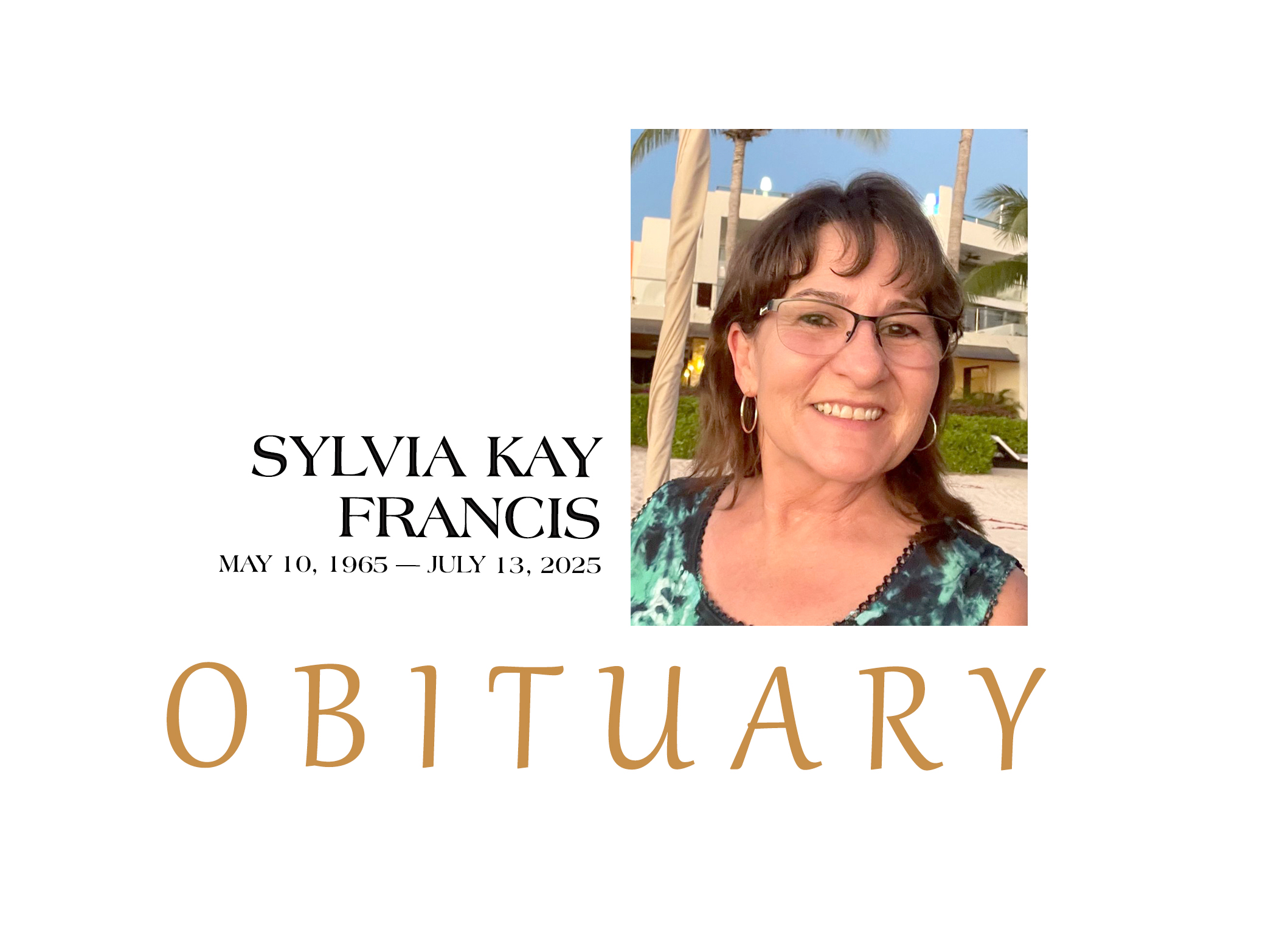 OBITUARY: SYLVIA KAY FRANCIS | The Canadian Record